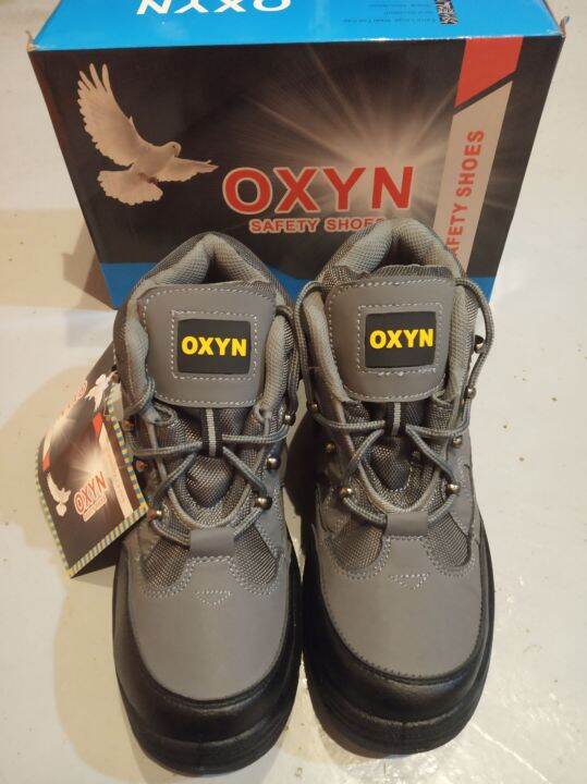 ACTUAL PICTURE OXYN SAFETY SHOES HIGH QUALITY | Lazada PH