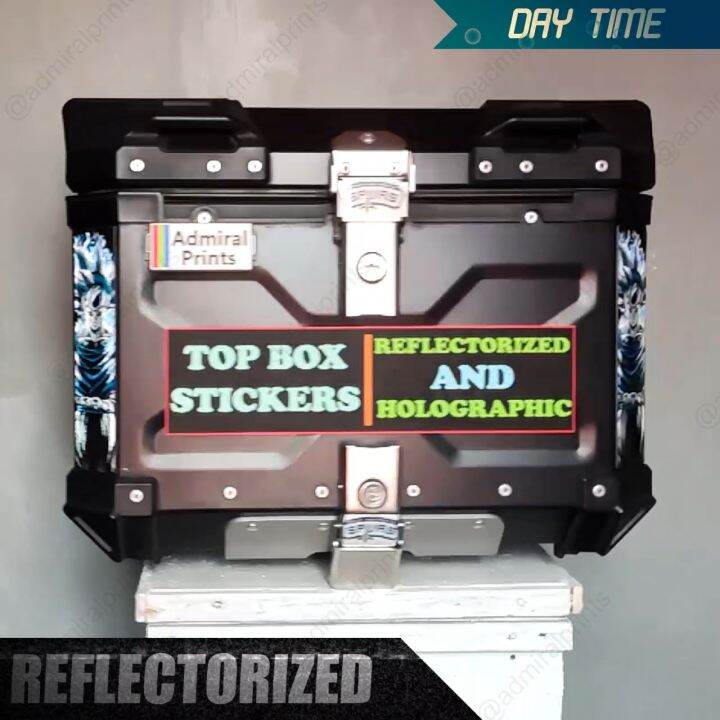 Alloy Top Box Sticker Waterproof Nezuko Half Personality (REFLECTORIZED ...