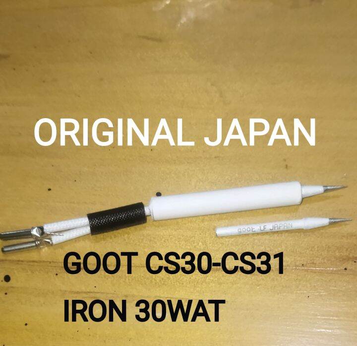 1SET UJUNG SOLDER GOOT PLUS ELEMEN ELMEN GOOT IRON CS31-CS30 MATA ...
