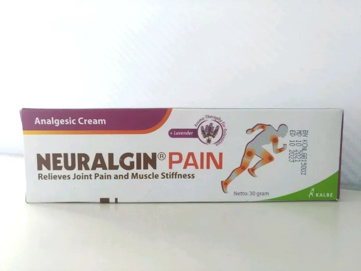 Neuralgin Pain cream krim + Lavender Nyeri sendi dan otot kaku 30gram ...