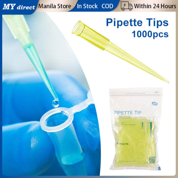 1000pcs 200ul Laboratory Pipette Tips Micropipette Disposable Pipette ...