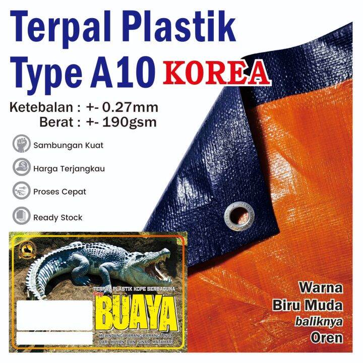 terpal A10 korea uk. 10x12 meter | Lazada Indonesia