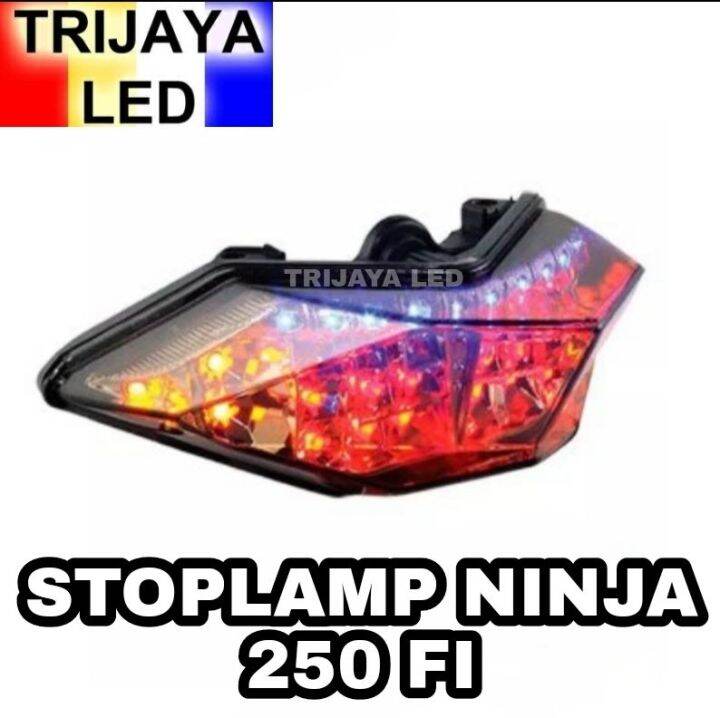 Stoplamp LED Ninja 250 fi Lampu Stop Belakang 3 In 1 assy Plus Sen ...