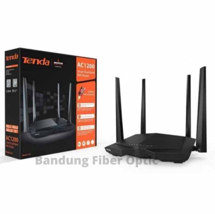 Tenda AC10U AC1200 Smart Dual Band Gigabit Wireless Router | Lazada ...