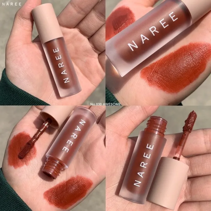 Naree นารี เวลเวท แมท ครีมมี่ ลิป คัลเลอร์ | Lazada.co.th