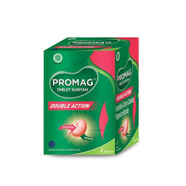 Promag Double Action Obat Sakit Maag dan Asam Lambung | Lazada Indonesia