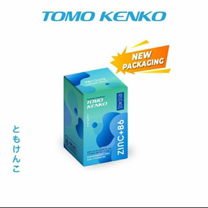Tomo Kenko Zinc 50mg + Vit. B6 Daya Tahan Tubuh & Anti Peradangan dan Jerawat | Lazada Indonesia