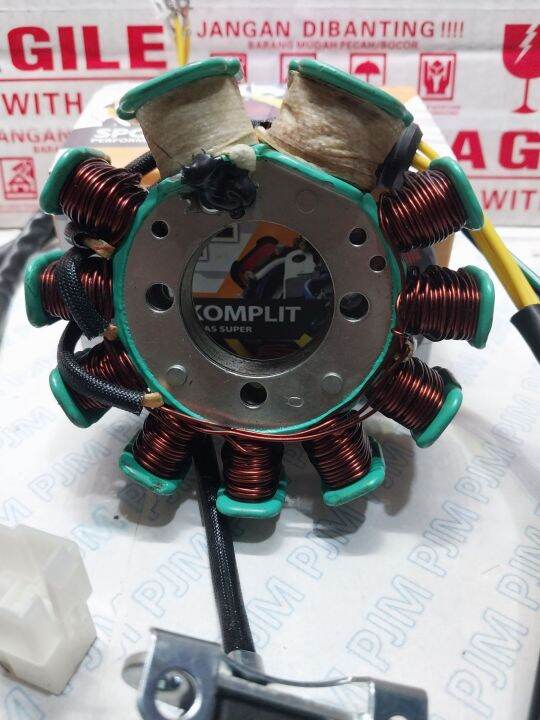 Dinamo Magnet Spull 11 T Motor Roda Tiga KAISAR ,GAJAH , TOSSA DLL Merk ...