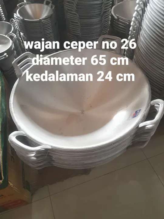 wajan penggorengan jumbo no 26 ceper | Lazada Indonesia