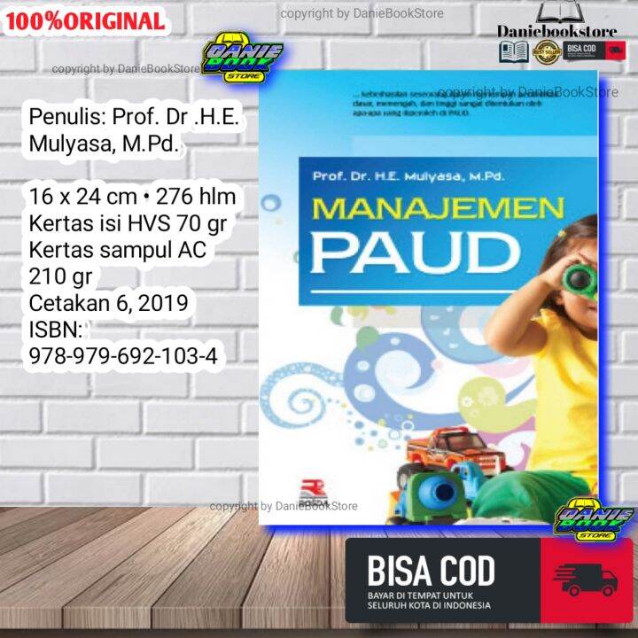 Buku Manajemen PAUD - Prof. Dr H. Mulyasa .| Rosda | Lazada Indonesia