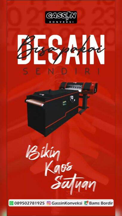 OPEN PO KAOS CUSTOM DESAIN 16 | Lazada Indonesia