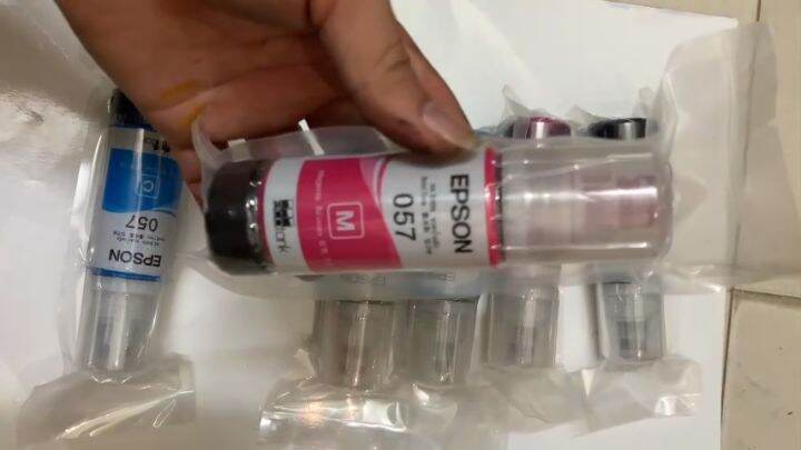 Bộ mực in 6 màu cho máy in Epson L8050,L18050 mã 057 ecotank | Lazada.vn