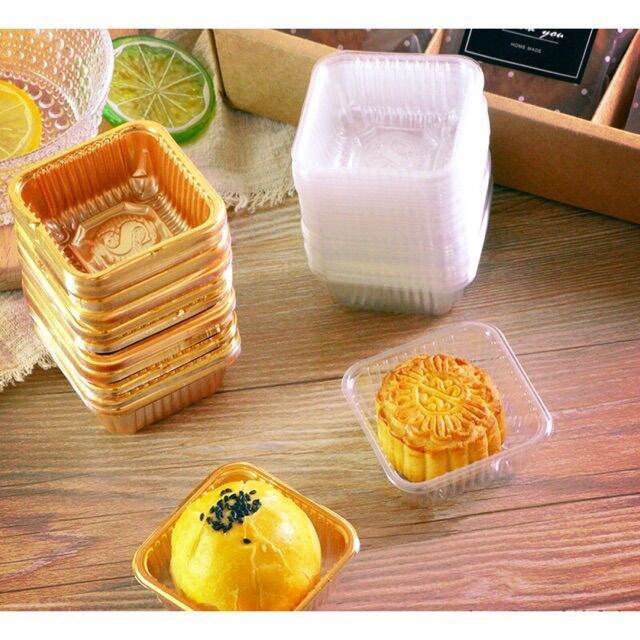 OPB-23 (100pcs) Food Grade Transparent Plastic Hari Raya Kuih Cookie ...