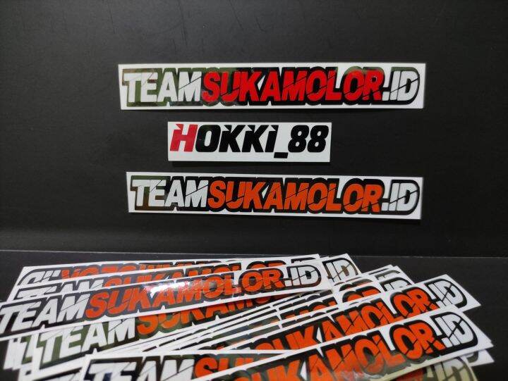 Stiker team suka molor cutting setiker sticker motor stiker mobil ...