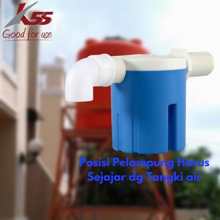 K55 Pelampung Air Toran Kran Tandon Otomatis 1/2" Water Level Automatic ...