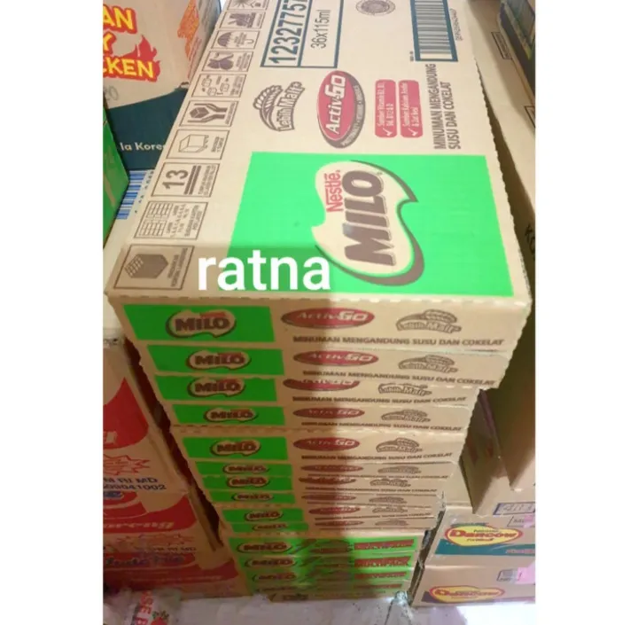 MILO SUSU UHT COKELAT 110ml ( 1 Dus isi 36 Kotak) | Lazada Indonesia