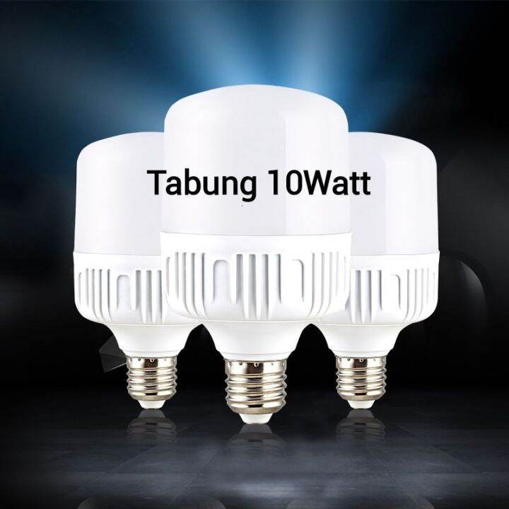 bohlamp lampu led 10 watt bentuk tabung lampu putih cahaya teranga ...