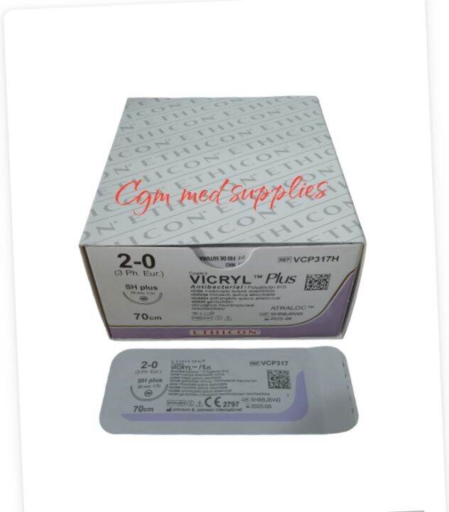 2-0 ROUND VICRYL SUTURES ABSORBABLE | Lazada PH