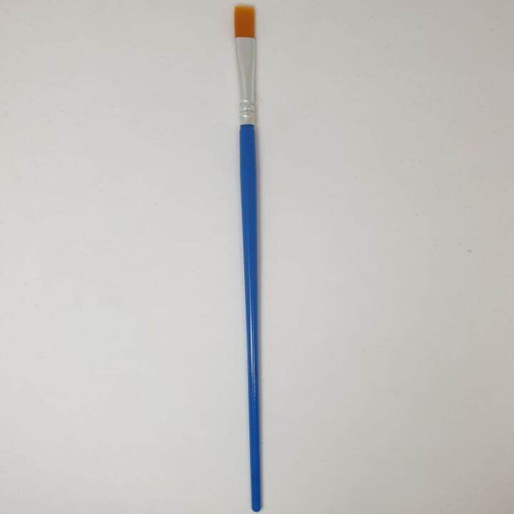 KUAS GAMBAR CAT AIR NYLON PIPIH FLAT BRUSH KUAS MELUKIS KUALITAS BAGUS ...