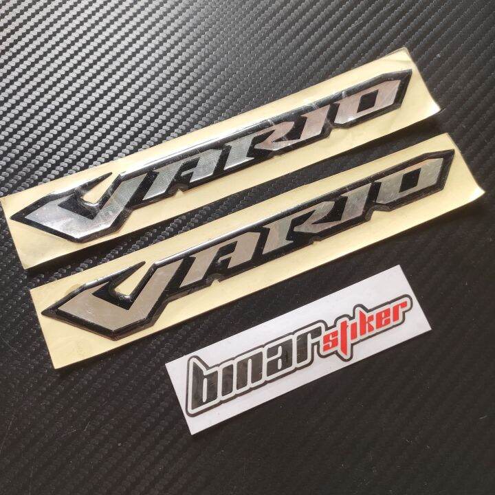 STIKER SILVER CROME VARIO TIMBUL EMBLEM 3D TULISAN VARIO | Lazada Indonesia