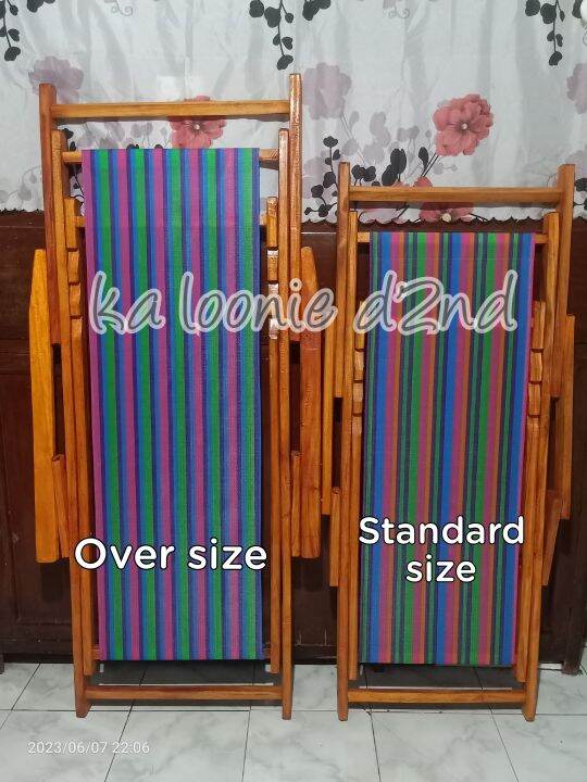 foldable chair (oversized & standard) nylon RANDOM color | Lazada PH