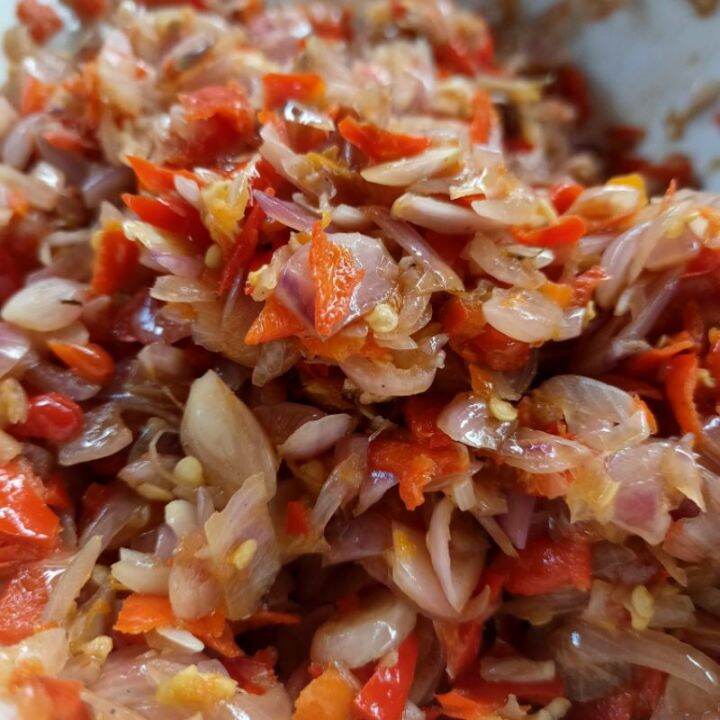 SAMBAL MATAH khas bali homemade TERENAK DAM TERMURAH (kemasan botol 140 ...