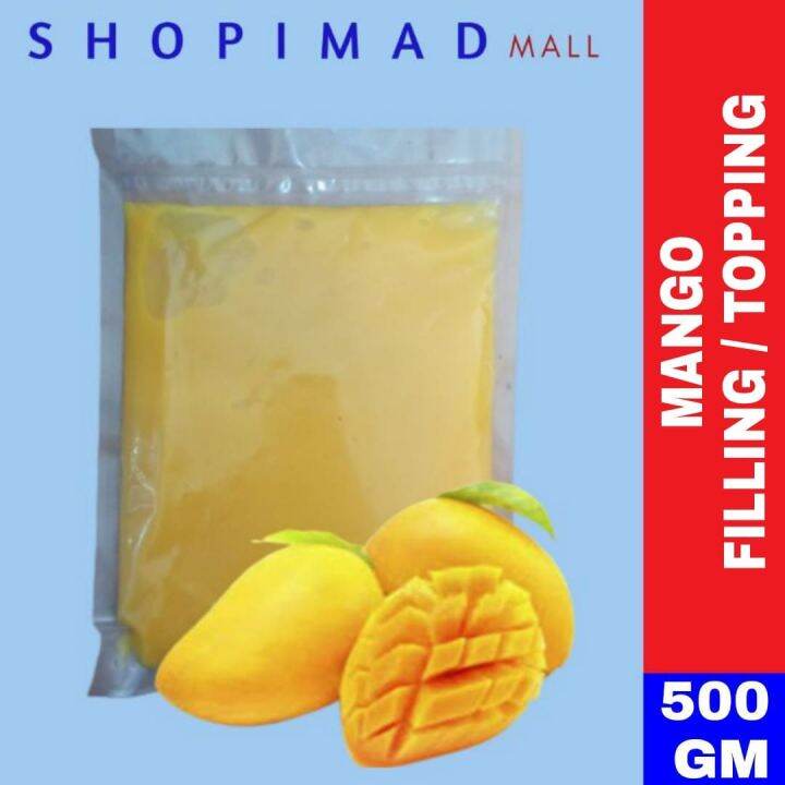 [500GM] MANGO FILLING & TOPPING | FRUIT FILLING | INTI CHEESE TART | Lazada