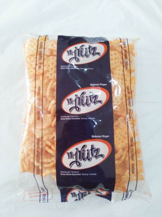 Kerupuk Taro pedas levell 10 [85grm] snack jaring pedas | kerupuk pedas ...