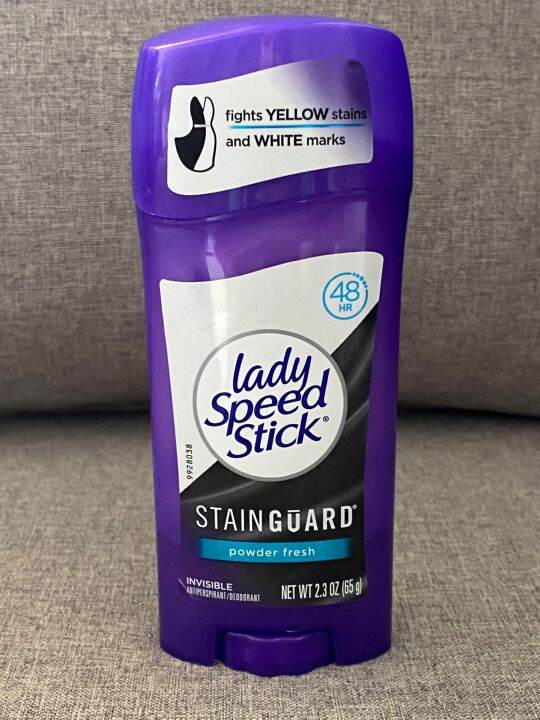 Lady Speed Stick Stain Guard Powder Fresh Deo 65g 🇺🇸🇺🇸🇺🇸 | Lazada PH