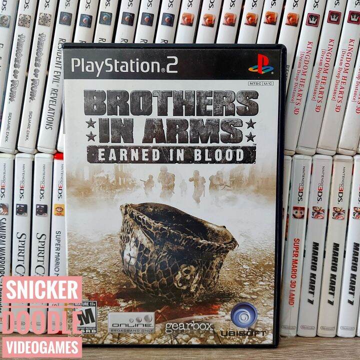 PS2 Game: Brothers in Arms Earned In Blood US NTSC Original Preloved ...