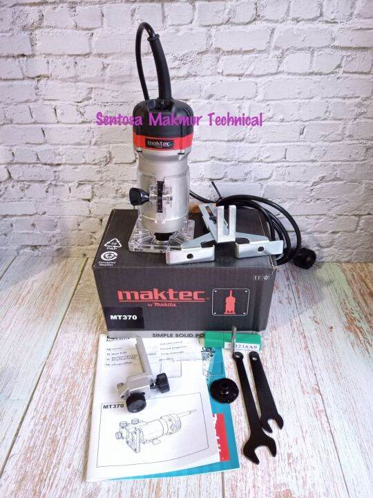 MAKTEC MT 370 Wood Trimmer Router Mesin Profil Kayu MT370 | Lazada ...