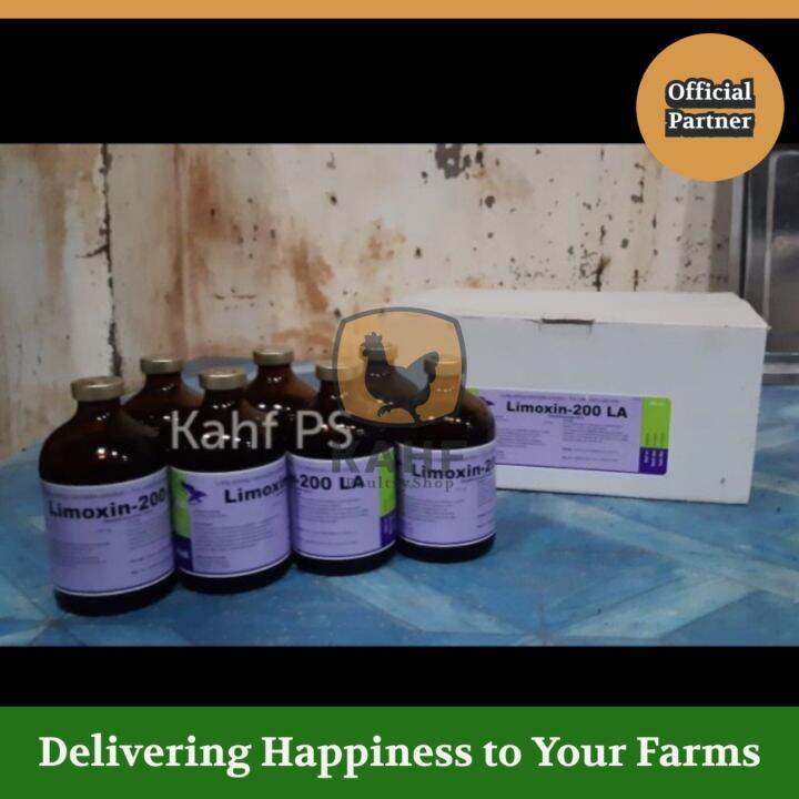 Limoxin 200 LA 100ml Antibiotik Oxytetraciline untuk Hewan Sapi Kuda ...