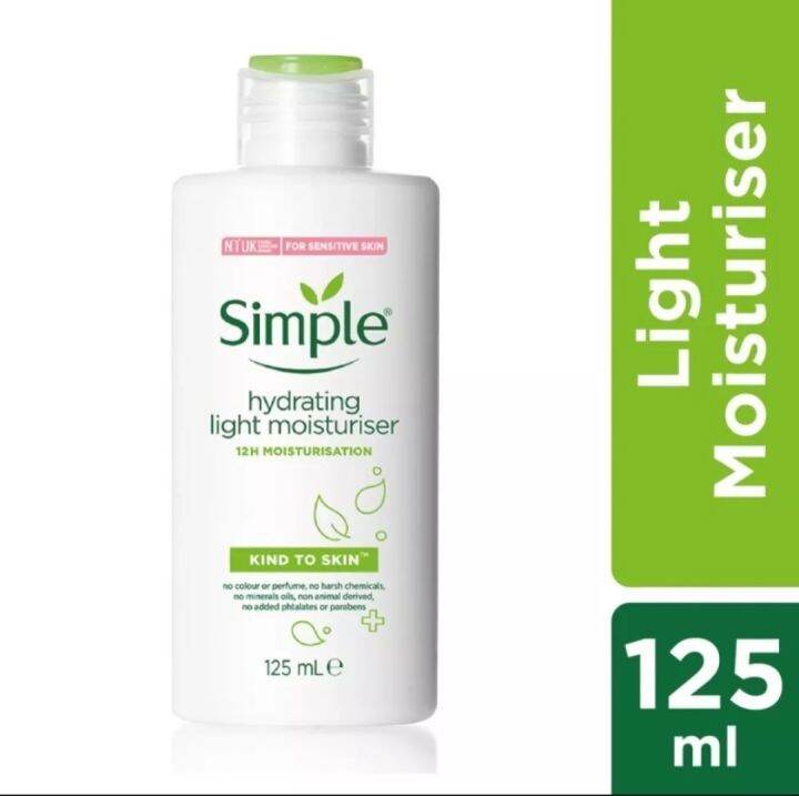Simple hydrating light moisturiser 125ml | Lazada