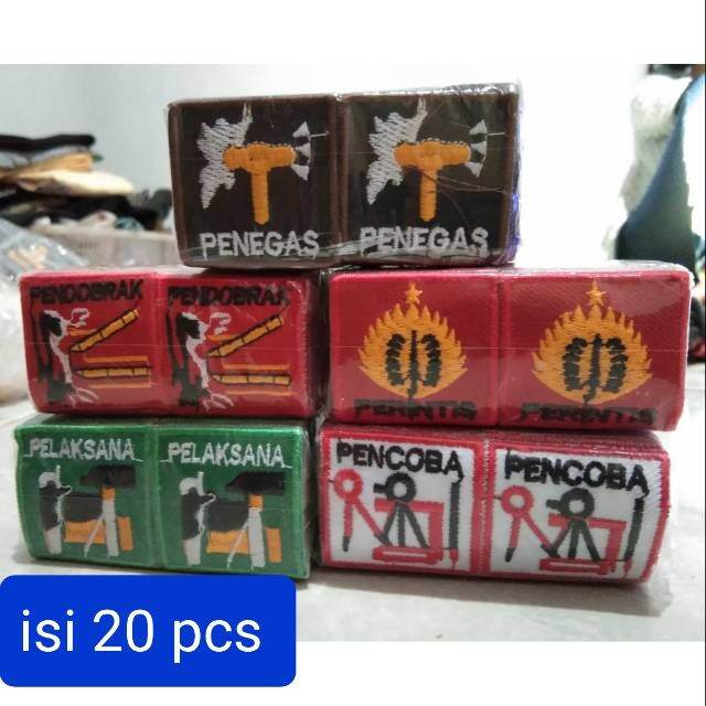 isi (20pcs) bedge sangga penegas pendobrak perintis pelaksana pencoba ...