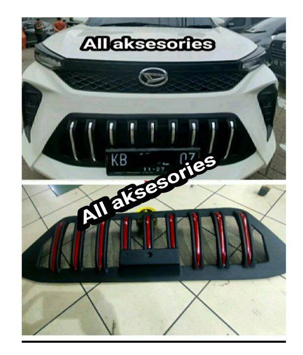 Grill All New Xenia 2022 Modell Apollo Lis merah | Lazada Indonesia