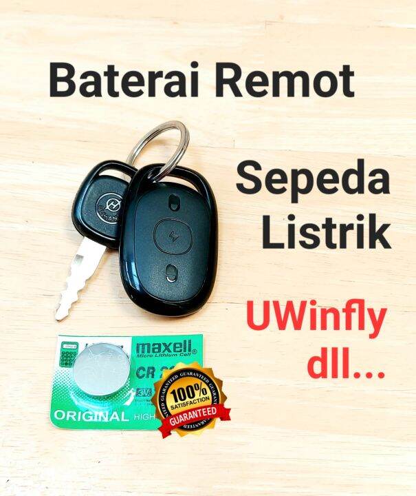 Baterai Batre Remot Sepeda Motor Listrik Uwinfly Ori Asli | Lazada ...