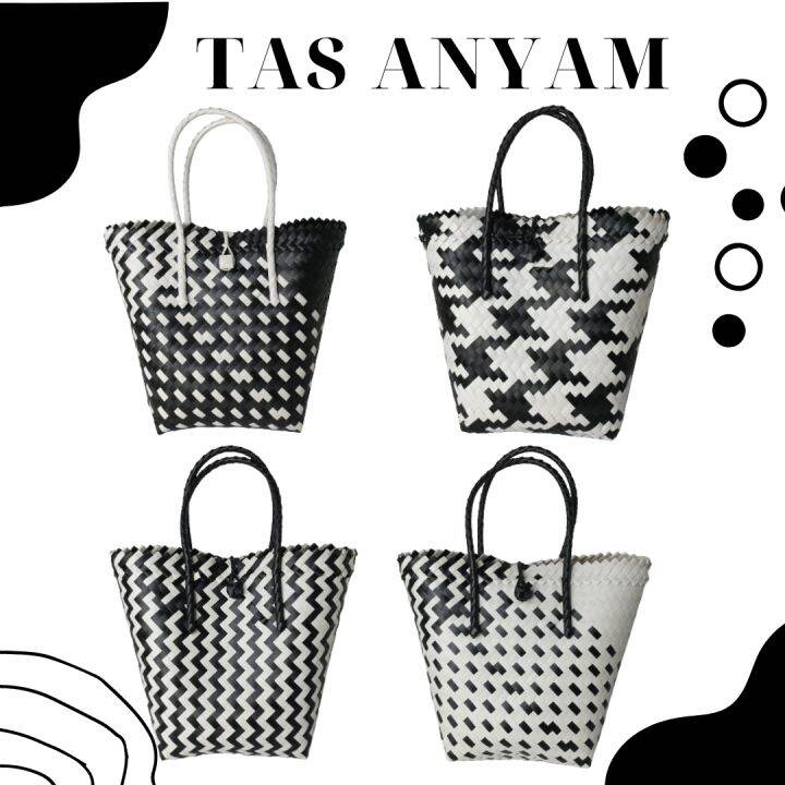 Tas Anyam/Tas Keranjang anyaman/Tas Piknik/Tas serbaguna | Lazada Indonesia