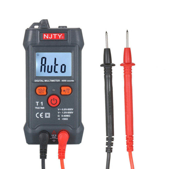 Pocket Portable Digital Autoranging Multimeter 4000 Counts AC DC ...
