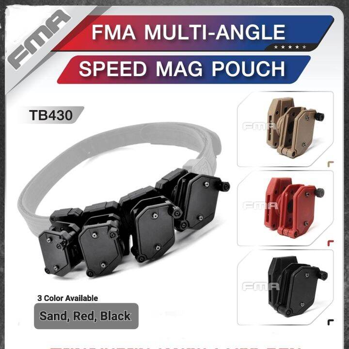 FMA IPSC MULTI ANGLE SPEED MAG DAN TRIPLE MAG POUCH | Lazada