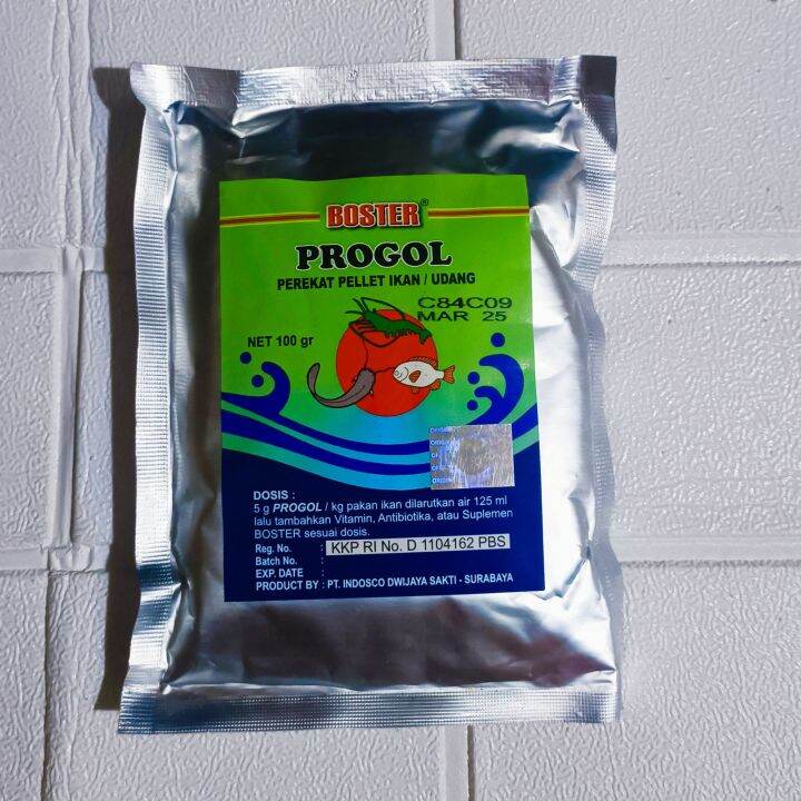 Progol boster progol perekat pelet ikan dan udang tambak | Lazada Indonesia