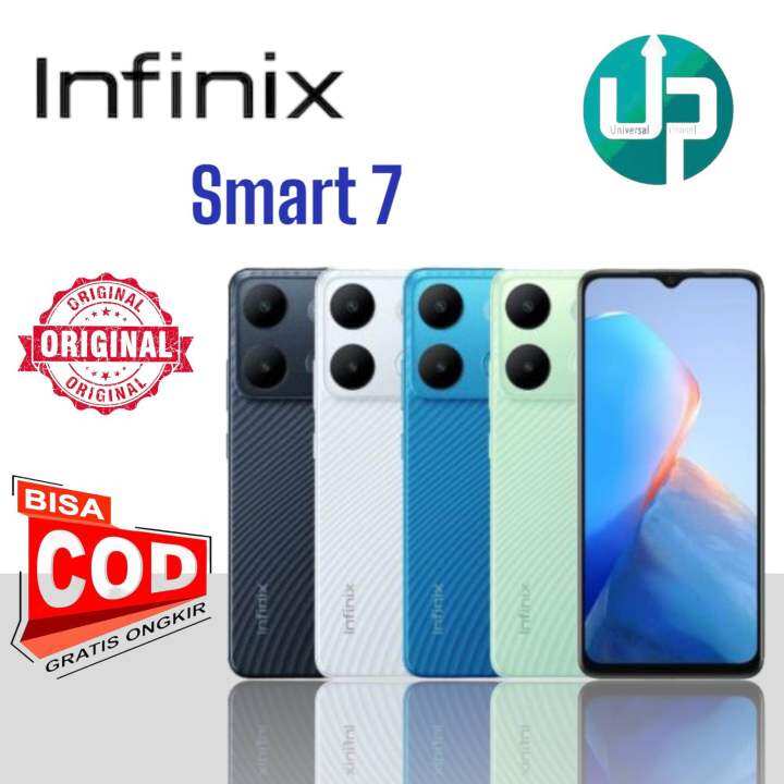 INFINIX SMART 7 3/64GB 4/64GB GARANSI RESMI | Lazada Indonesia