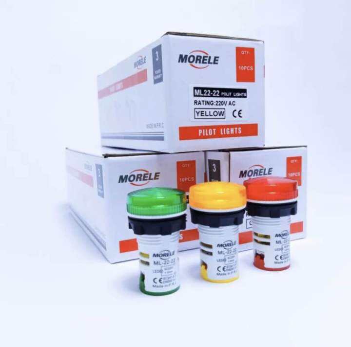 Đèn Báo Pha Phi 22 Cao Cấp MORELE ML22-22 (XANH;ĐỎ;VÀNG) | Lazada.vn