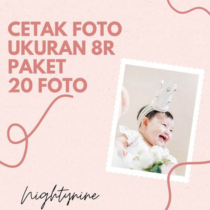 CETAK FOTO UKURAN 8R PAKET 20 FOTO.COD | Lazada Indonesia