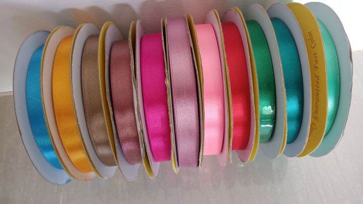 Satin Ribbon ARROW 1/2 inch 12 mm Double Edge (50 yards/roll) | Lazada PH