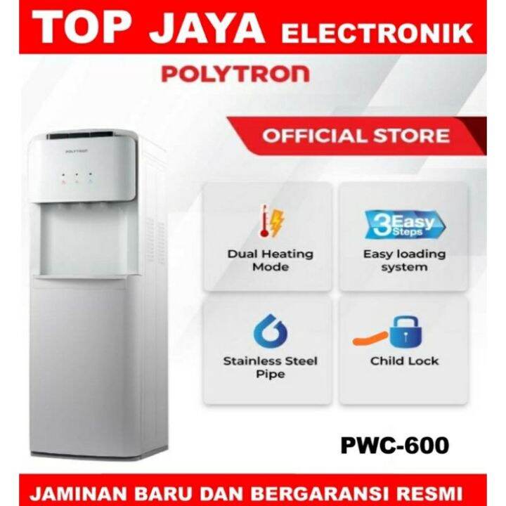 DISPENSER POLYTRON GALON BAWAH PWC600 NEW SERIES | Lazada Indonesia