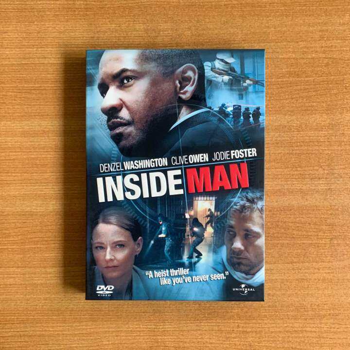 DVD : Inside Man (2006) ล้วงแผนปล้น คนในปริศนา [มือ 2 ปกสวม] Denzel Washington / Jodie Foster ...