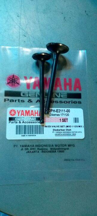 Yamaha Genuine MiO I 125/M3 intake and exhaust valve set | Lazada PH