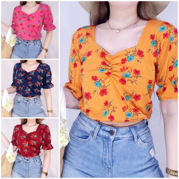 Mikmik Joan Croptop | Lazada PH