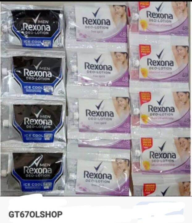 REXONA SACHET / DEODORANT RENCENGAN ISI. 12PCS | Lazada Indonesia