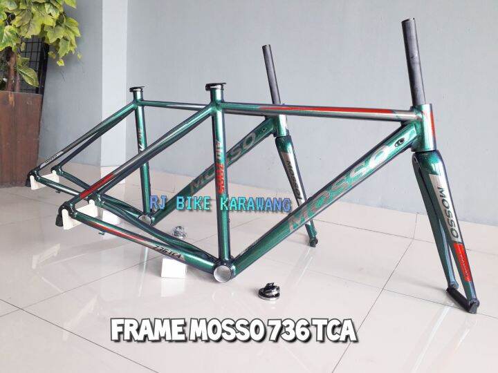 FRAME MOSSO 736 TCA PLUS HEADSET ROADBIKE BENTLEY GREEN | Lazada Indonesia